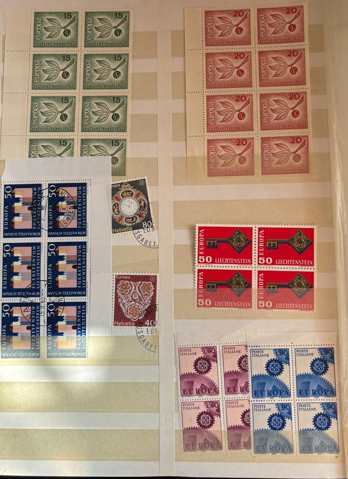 EUROPA POSTAGE STAMPS FROM EUROPEAN COUNTRIES 175 USED/MNH | eBay UK