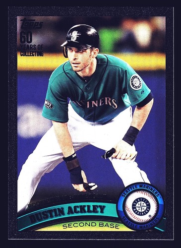 Dustin Ackley Seattle Mariners 2011 Topps Update Black #US254 SN /60 | eBay