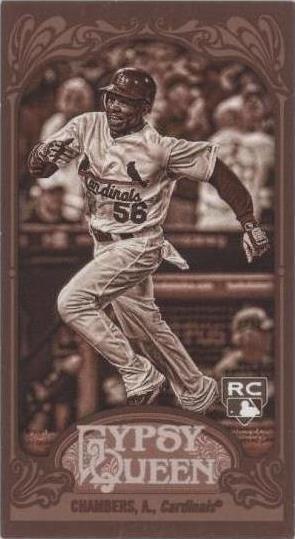 2012 Topps Gypsy Queen - Adron Chambers #208 Mini Sepia /99 (RC) for ...