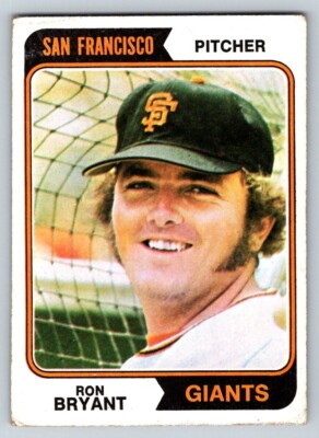 1974 TOPPS BASEBALL 104 RON BRYANT | eBay