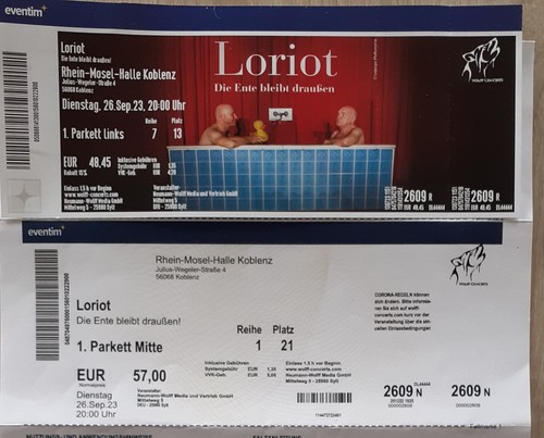 2 x Loriot "Die Ente bleibt draußen" abzugeben. | eBay.de