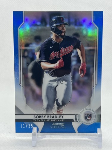 41/50 2020 Bowman Sterling Bobby Bradley Gold Refractor Rookie RC ...