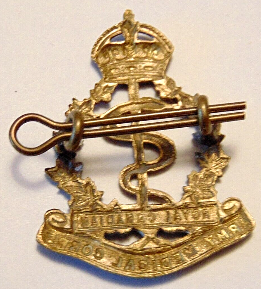 CANADA WW2 RCAMC Royal Canadian Army Medical Corps KC cap badge B | eBay
