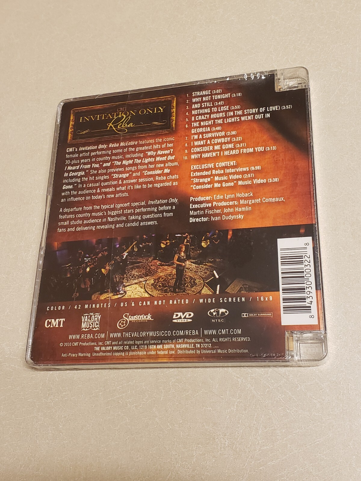 Cmt Invitation Only: Reba (DVD, 2009) for sale online | eBay