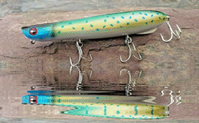 Bass Pike Lure Surface Psycho Thrasher 130mm 31g long cast, Rattle ...