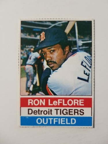 RON LEFLORE 1976 HOSTESS BASEBALL CARD #69 DETROIT TIGERS | eBay