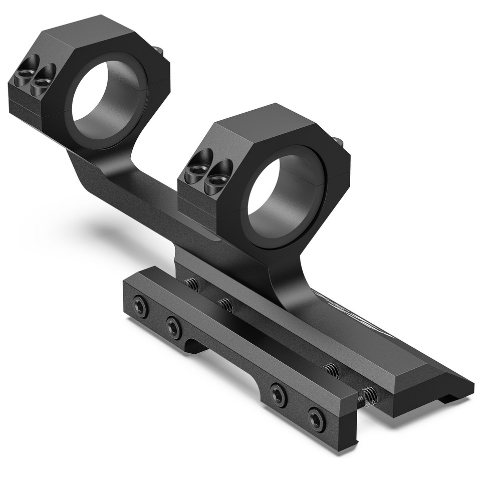 1 inch Cantilever Scope Mount 30mm Picatinny Rail Universal One Piece ...