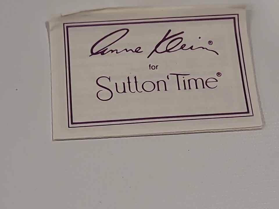 Anne Klein for Sutton Time Gold Tone Pocket Watch Lion Face Needs ...