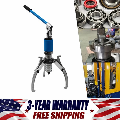 10 Ton Hydraulic Gear Puller , 3 Jaws Wheel Bearing Pulling Separator ...