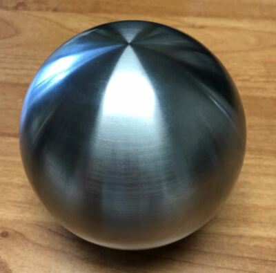 Stainless Steel Balls 50mm Diameter (M8 Thread) 304 Grade Brushed Satin ...