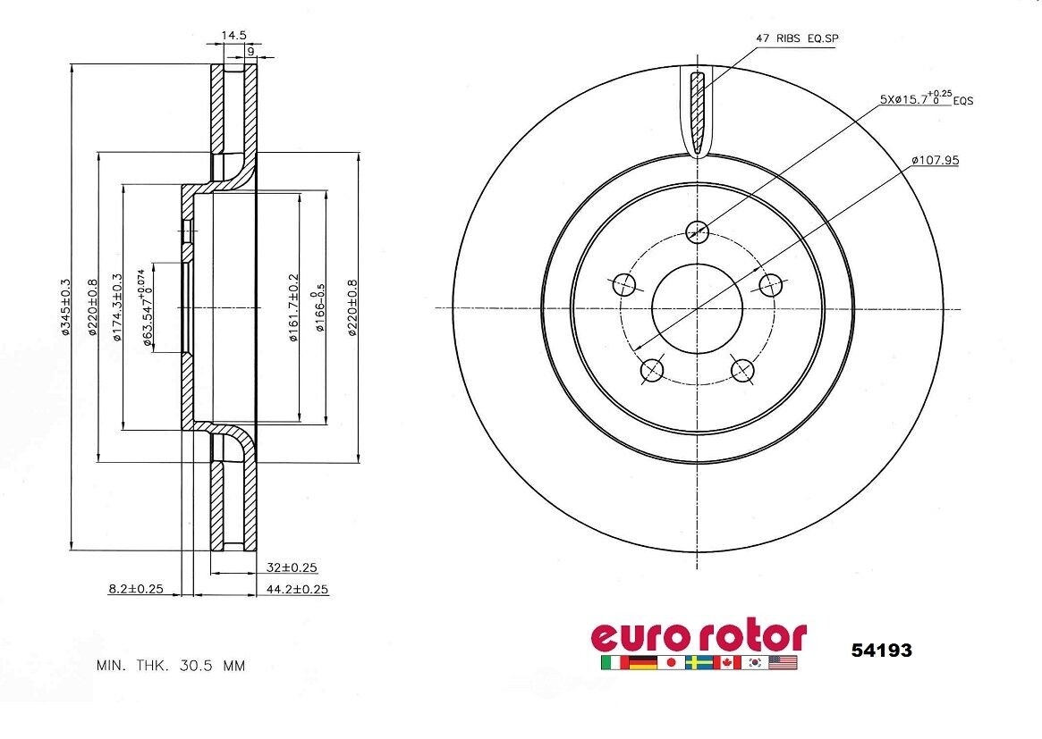 Disc Brake Rotor-Where Value and Performance Meet. Ultra 54193 for sale ...