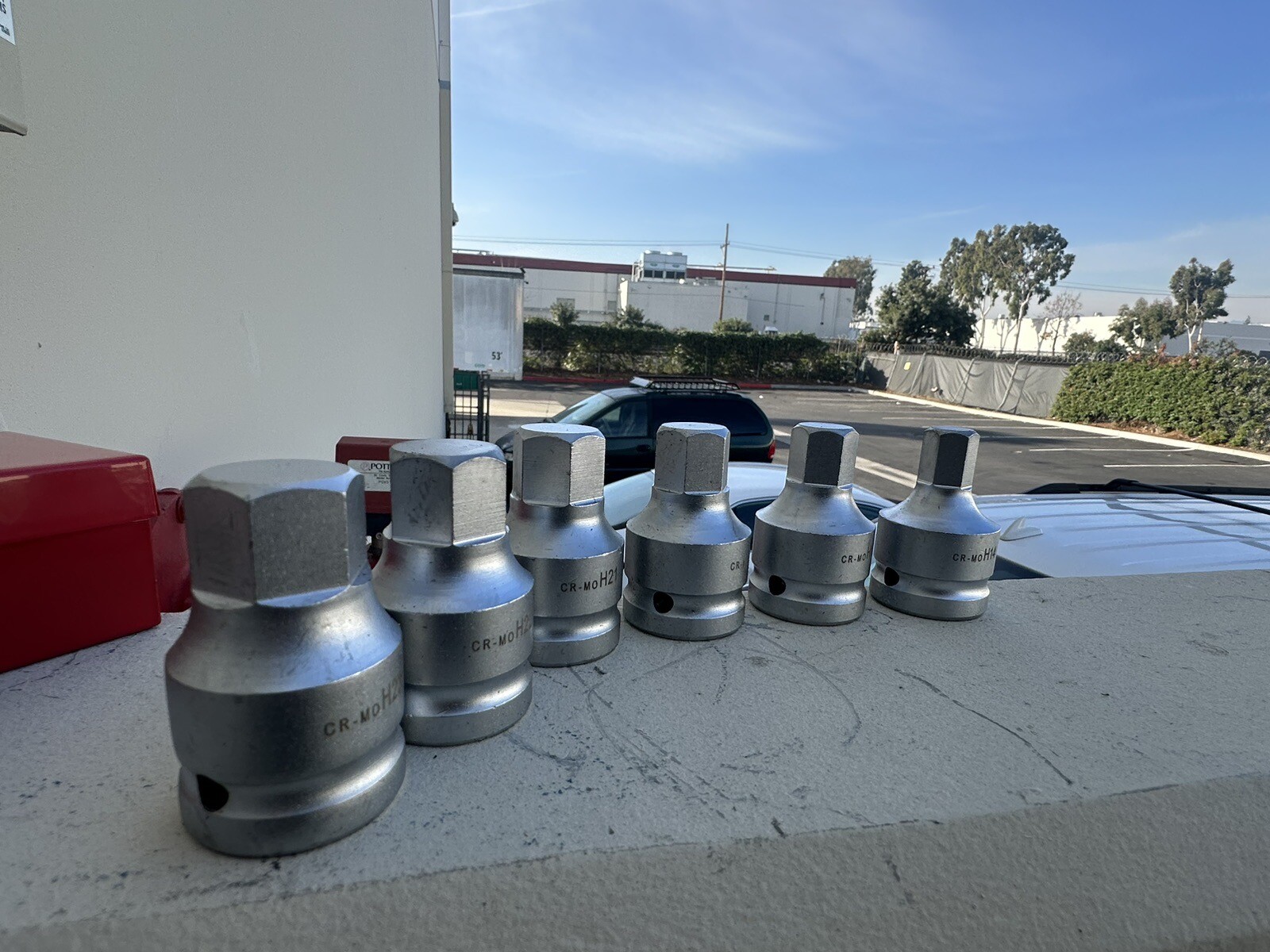 6pc 3/4” Dr. Jumbo Sturdy Hex Allen Socket Bit Cr-MO 14,17, 19, 21, 22 ...