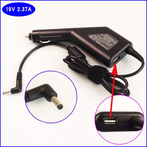 DC Power Adapter Car Charger + USB for Asus ZenBook UX31A-R4005V UX31A-RB71 | eBay Australia
