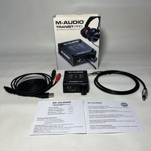 M-Audio Transit Pro 32BIT/384KHZ DSD USB AUDIO DAC New In Open Box | eBay