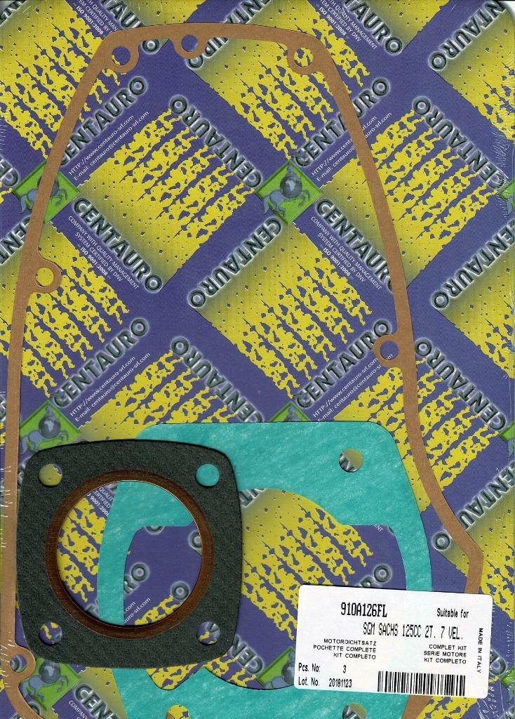 1977? SACHS Hercules 125 7-speed complete engine gasket set 910A126FL ...