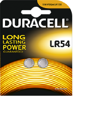 Item in tracking duracell 2 button batteries lr54 1,55v alkaline ...