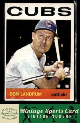 1964 Topps - Don Landrum - #286 Chicago Cubs | eBay