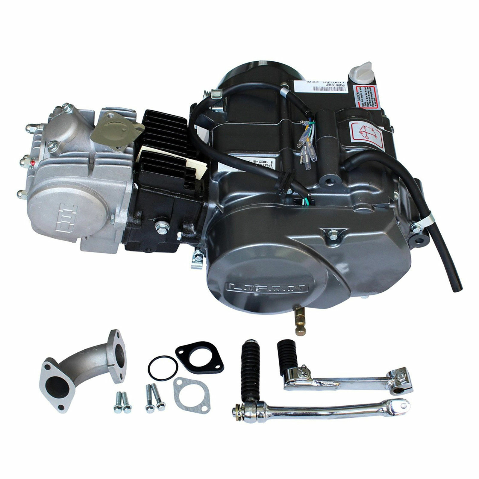 125cc 4 Stroke Kick Start Manual Clutch Engine Motor Pit Quad Dirt Bike ...