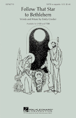 Follow That Star to Bethlehem TTBB a cappella Emily Crocker | eBay