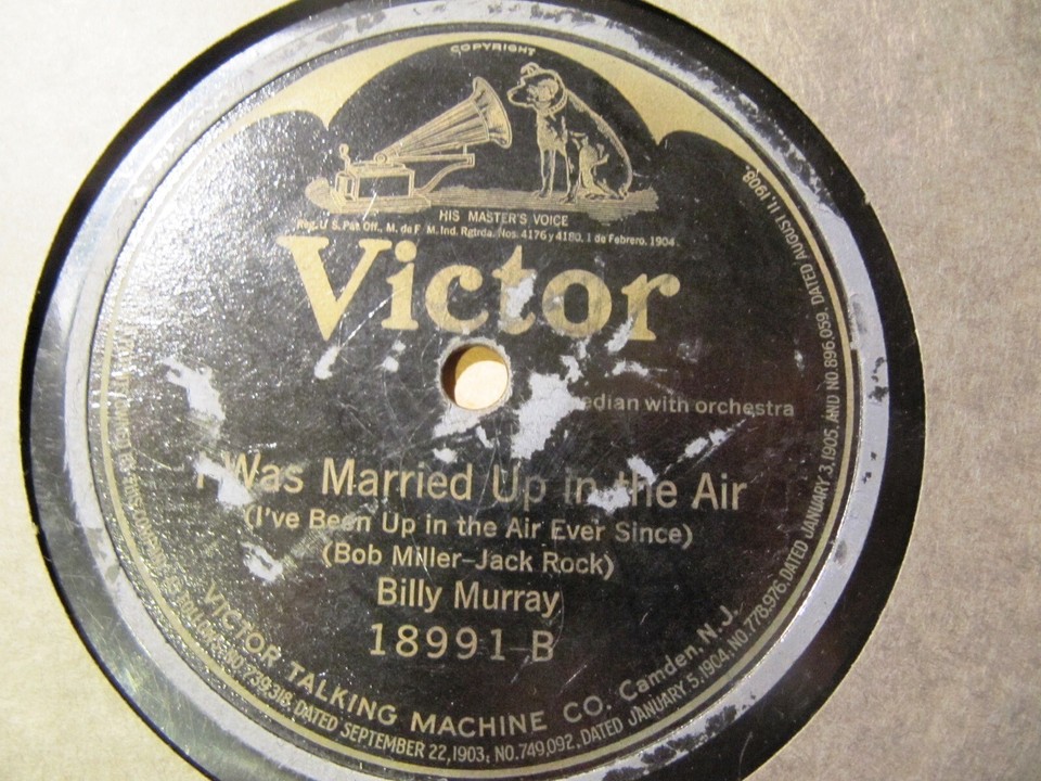 1922 BILLY MURRAY William Gruner BASSOON JIMBO JAMBO Got Married up in ...