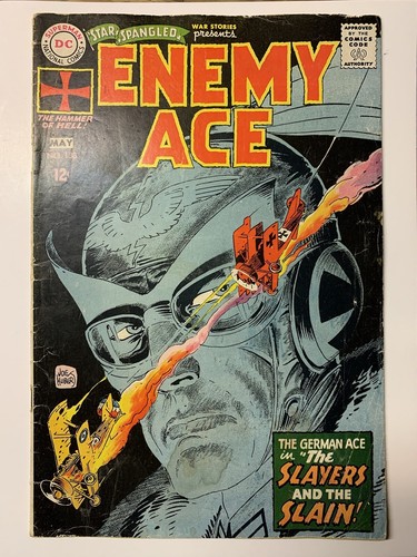 Star Spangled War Stories #138/DC Comic Book/Joe Kubert Enemy Ace ...