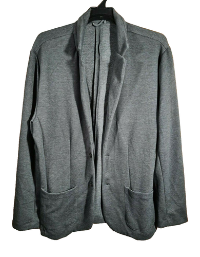 BNWT Mens Size Large Anko Smart Grey Knit Warm Blazer Jacket Coat RRP ...