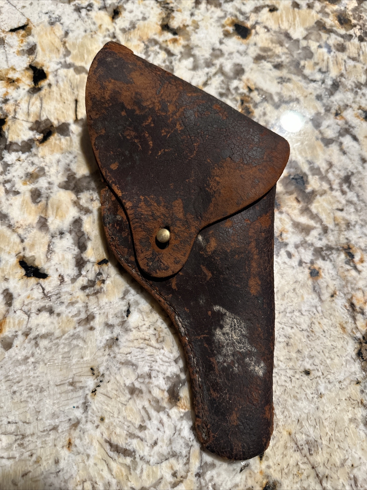 WWII Leather Holster .38 Victory S&W 10 Colt Commando Revolver | eBay