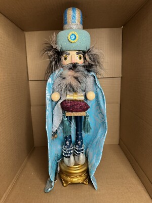 Kurt Adler Hollywood Nutcracker - Turquoise King Nutcracker 18 ...