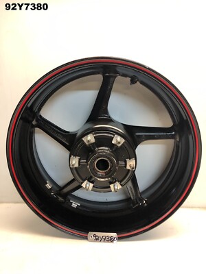 YAMAHA R1 2005 - 2011 REAR WHEEL & DRIVE HUB GENUINE OEM LOT92 92Y7380 ...