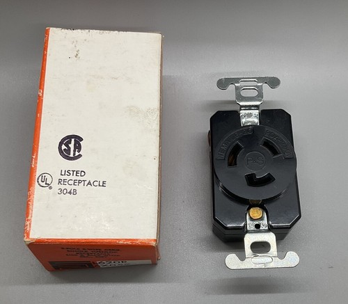 NEW PASS AND SEYMOUR TURNLOK RECEPTACLE L620R 20A 3 Wire 250V | eBay