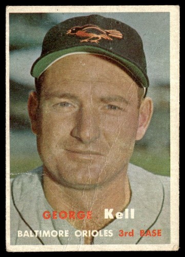 1957 Topps George Kell Baltimore Orioles #230 | eBay