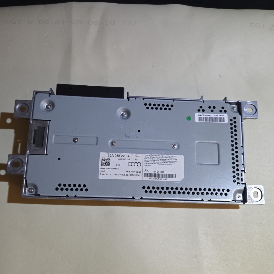 18-20 Audi Q5 Audio Sound System Amplifier AMP Booster Control Module ...