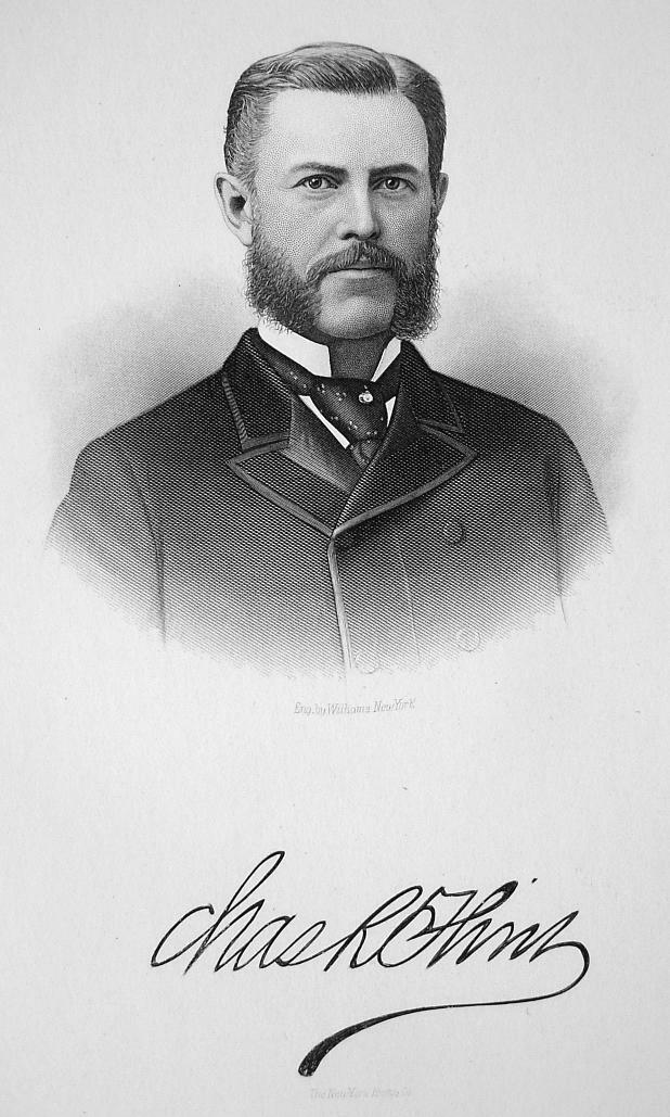 CHARLES FLINT Vermont Born Financier Lumber Merchant - 1895 Portrait ...