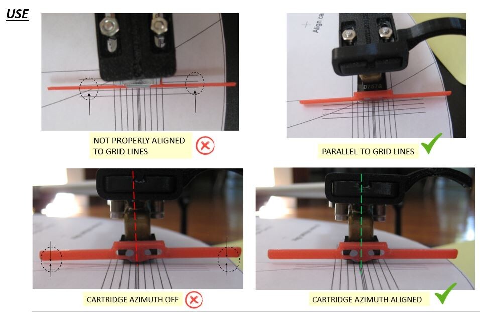 Turntable Phono Cartridge Alignment Tool | eBay