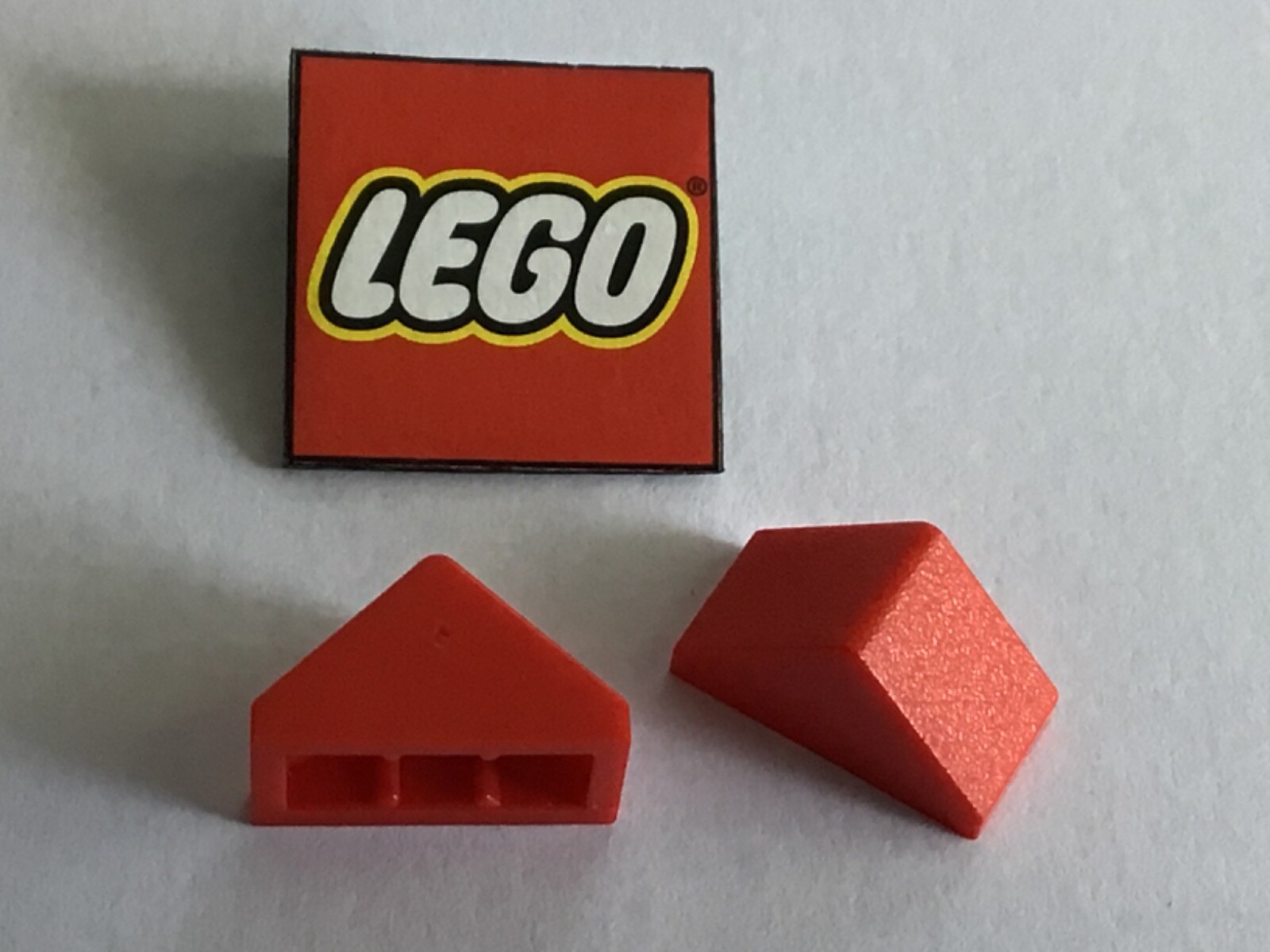 LEGO RED Roof Slope or Ridge Bricks (45°) Packs of 8 Items NEW | eBay UK