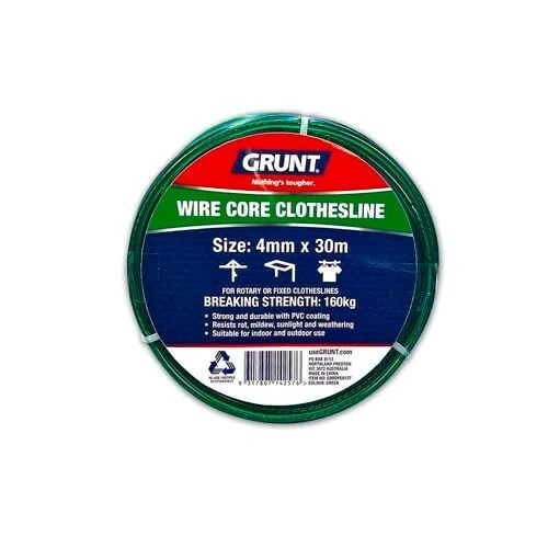 30m x 4mm HEAVY DUTY Replacement Repair Clothesline Clothes Line PVC ...