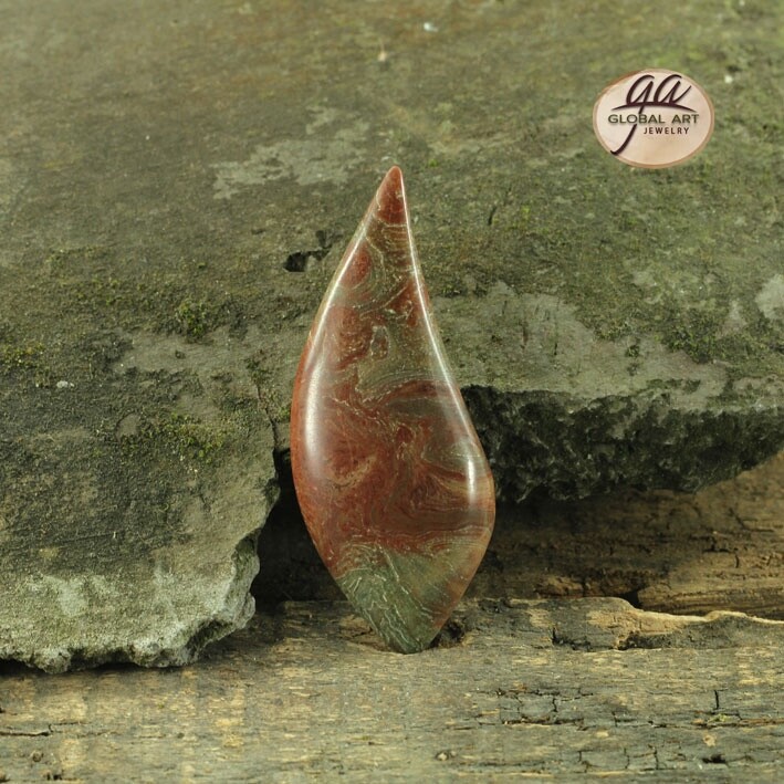 EA15202# Natural Beautiful Drusy Multi-color Jasper Cabochon Gemstone 1 ...