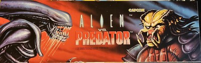 Alien vs Predator Arcade Marquee 26"x8" | eBay