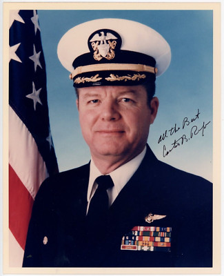 Autographed 8x10 Photo US Navy Captain Carter B. Refro USS Independence ...