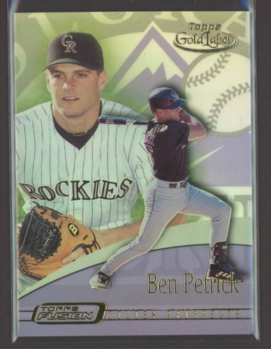 2001 Topps Fusion Ben Petrick Colorado Rockies #109 | eBay