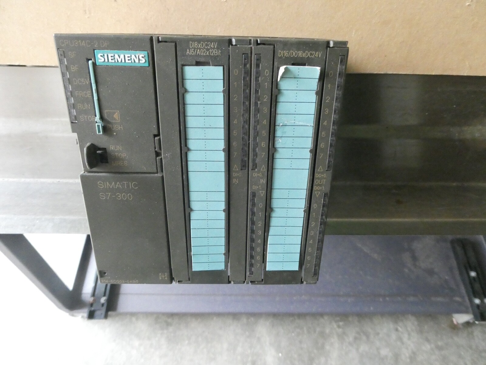 SIEMENS S7-300 CPU 314C-2 DP + Memory Card 40 I/O + Analog - 6ES7314 ...
