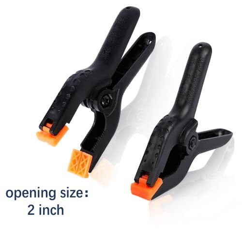 10 Pcs 4.5 Inch Professional Plastic Large Spring Clamps Heavy Duty For ...
