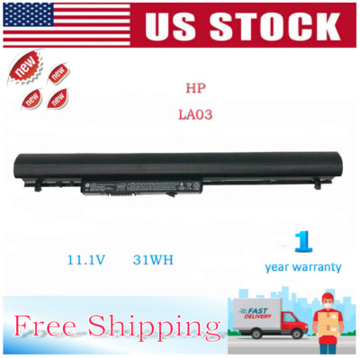 NEW OEM LA03 LA03DF Laptop Battery For HP 14-Y 15-F272WM 775625-121 ...