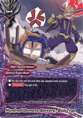 BFE H-BT04/0097EN Foil/C Hundred Demons Sorcery, Bad Trap F-H-BT04 ...