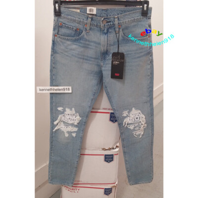 LEVIS 512 PREMIUM LO-BALL STACK JEANS 594370037 BLUE MENS SIZE 30,32,34 ...