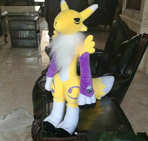 21''Anime Digital Monster Digimon Tamers Renamon Plush Toy Stuffed ...