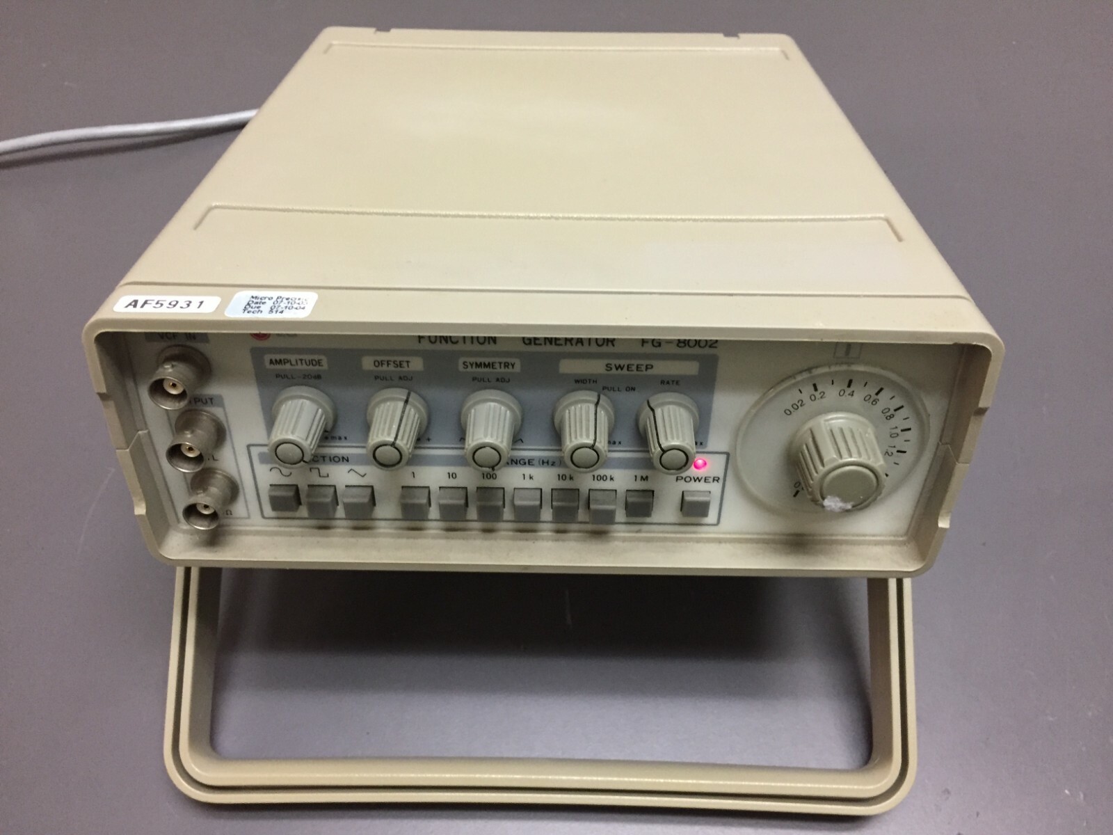 LG Precision Function Generator GOLDSTAR Fg-8002 A31 for sale online | eBay