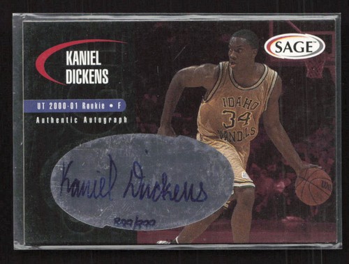 2000 SAGE #A12 Kaniel Dickens Autographs #/999 Idaho Vandals (JT) | eBay