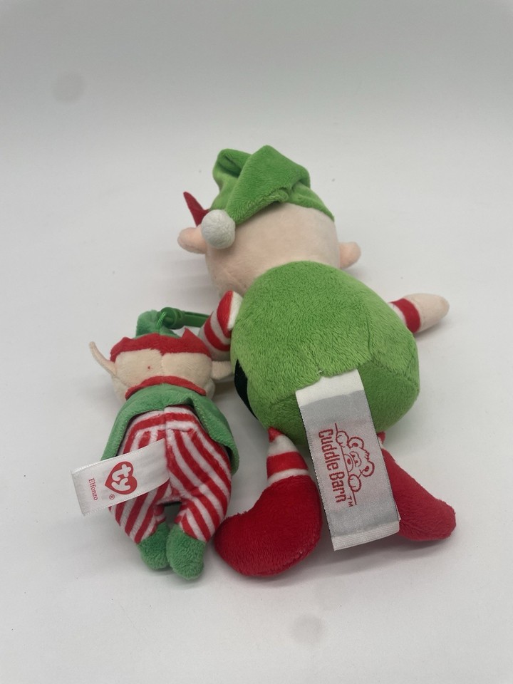Cuddle Barn Elf Plush WORKS Stuffed Toy TY Elfonzo Keychain Keyring | eBay
