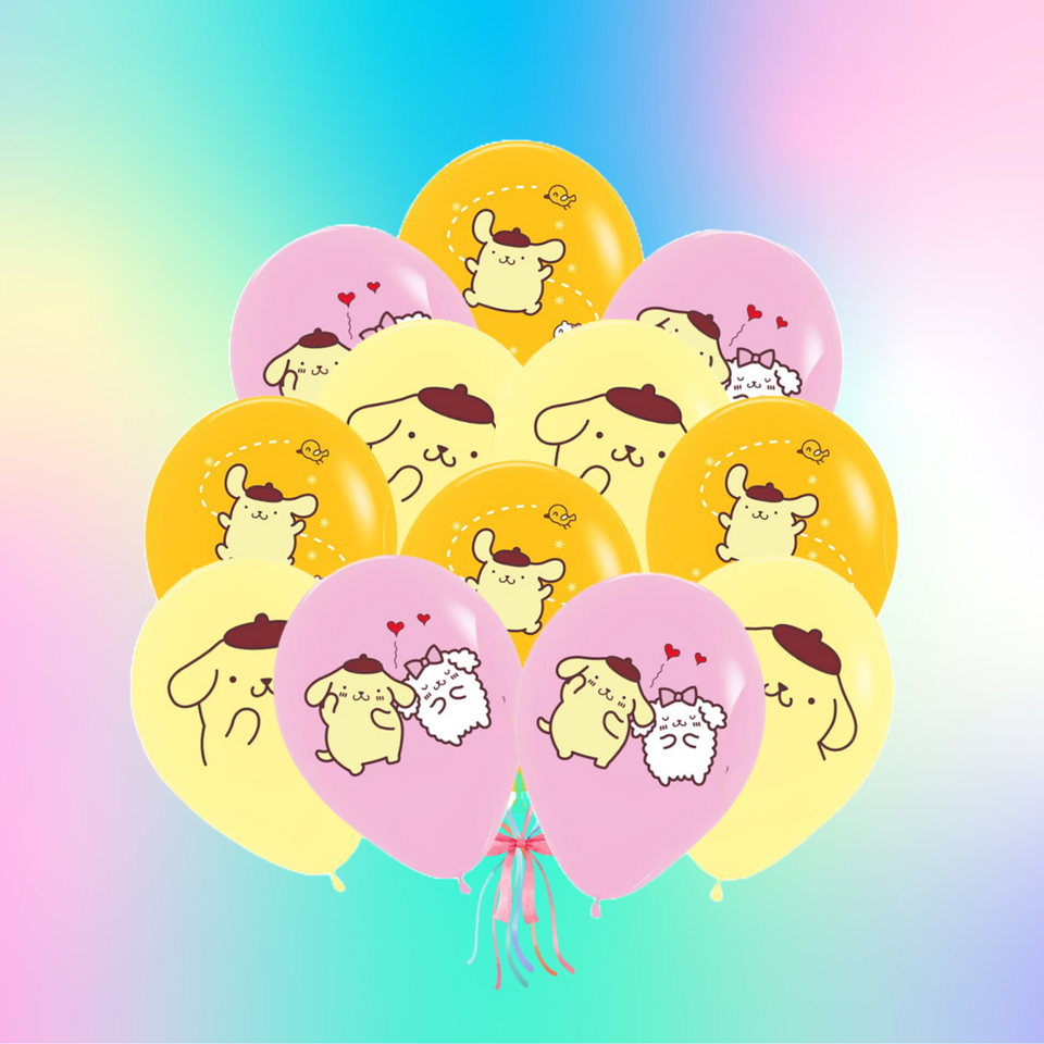 POMPOMPURIN cup plate swirl birthday party supplies favor centerpiece ...